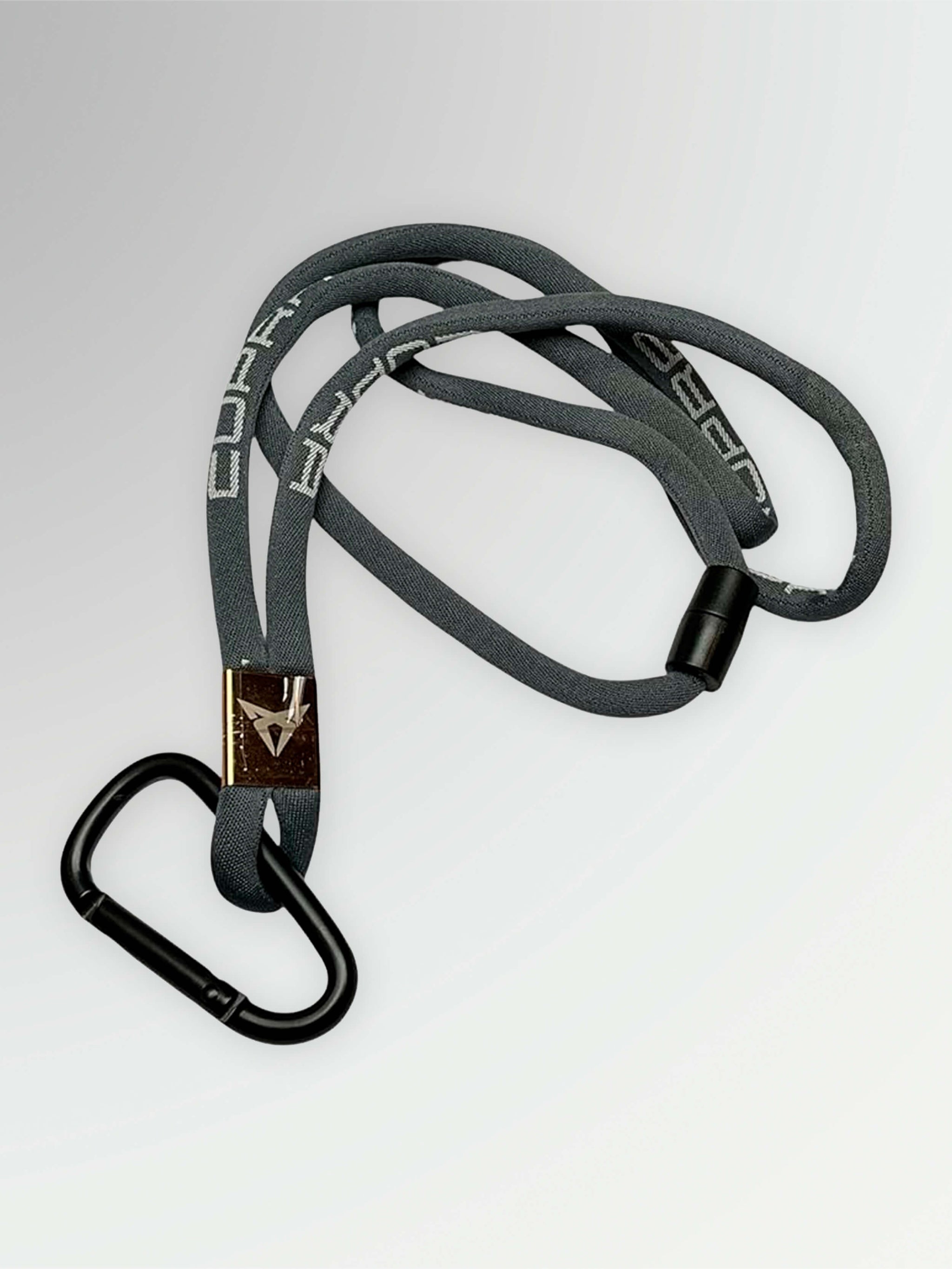 Lanyard para llaves gris con mosquetón metálico | CUPRA Collection